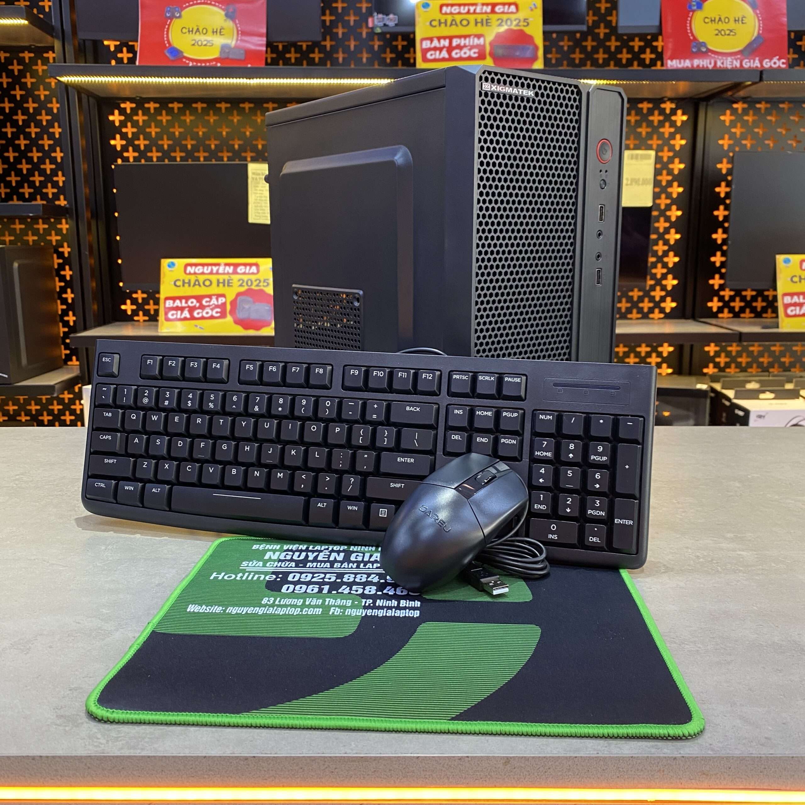 Máy tính văn phòng H81/Intel Core i5-4570/8GB DDR3/256GB SATA/Xigmatek ...