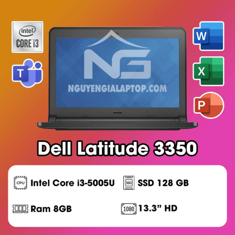 Dell Latitude 3350 (i3-5005U/Ram 8GB/SSD 128GB/13.3 inch HD)