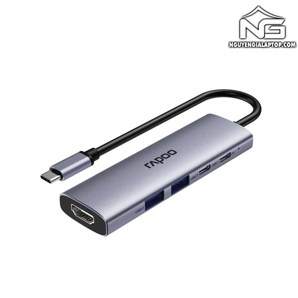 Hub USB Type C 5 in 1 Rapoo XD51 – Nguyễn Gia